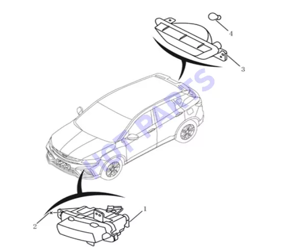 ФАРЫ ПРОТИВОТУМАННЫЕ для Geely Coolray в каталоге магазина Хотпартс с ...