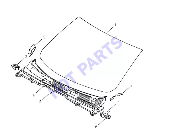 СТЕКЛО ЛОБОВОЕ для Geely Coolray в каталоге магазина Хотпартс с ...